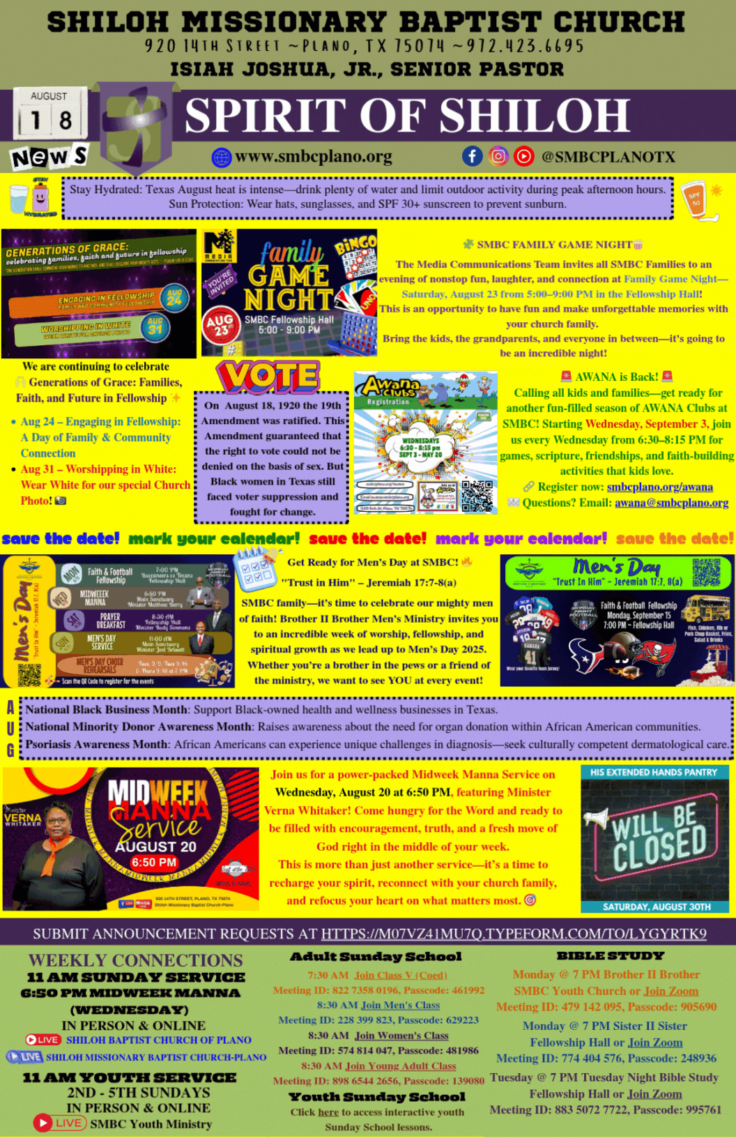 News & Events | Shiloh Missionary Baptist Church